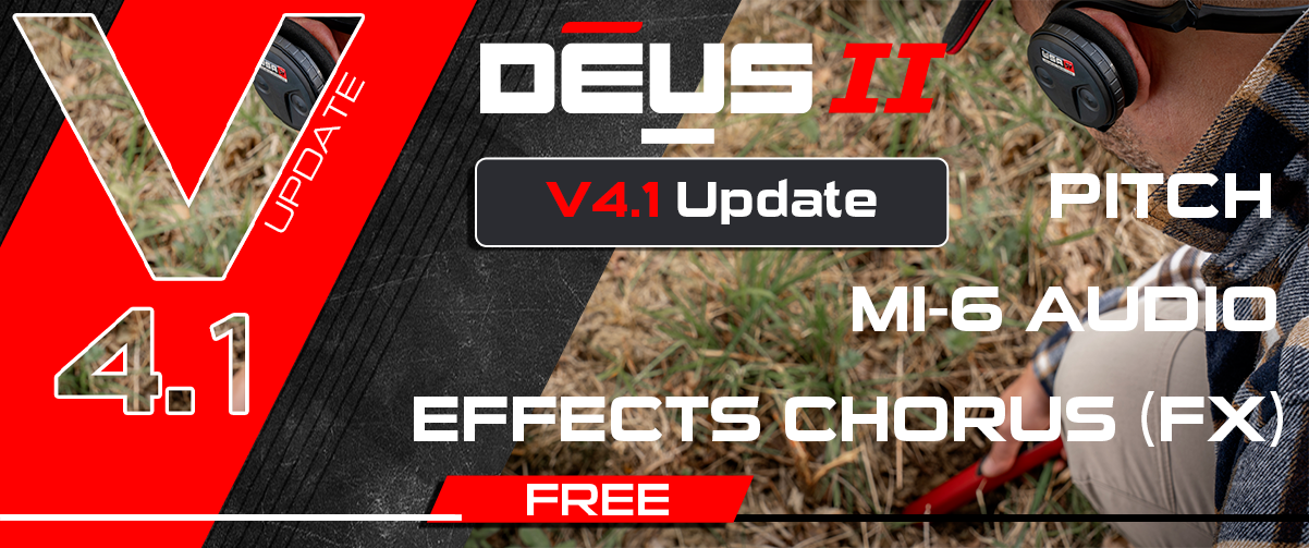 DEUS II V4.1 update - XP Metal Detectors